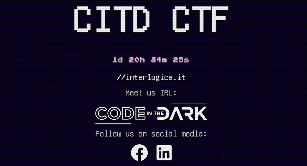 CITD CTF JEOPARDY 2023, ALL YOU CAN HACK! | Interlogica Società Benefit